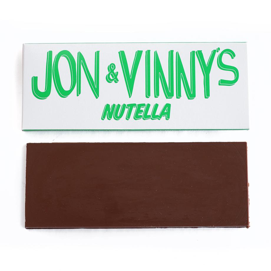 Jon & Vinny's Nutella Milk Chocolate Bar | Valerie Confections Boutique