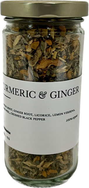 Turmeric & Ginger - Nuda Botanica Tea | Valerie Confections Boutique