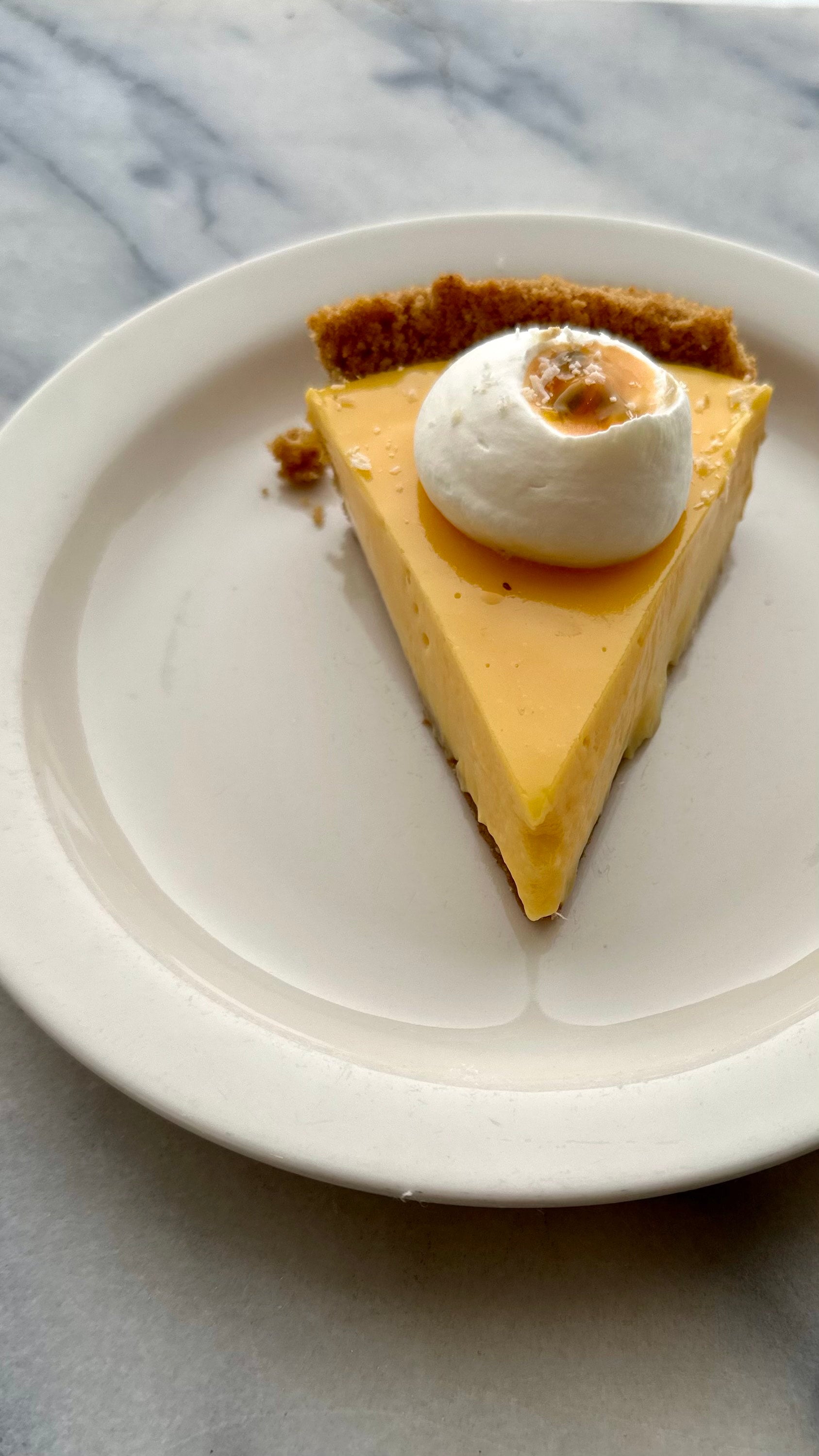 Passionfruit Pie - Slice | Valerie Confections Boutique